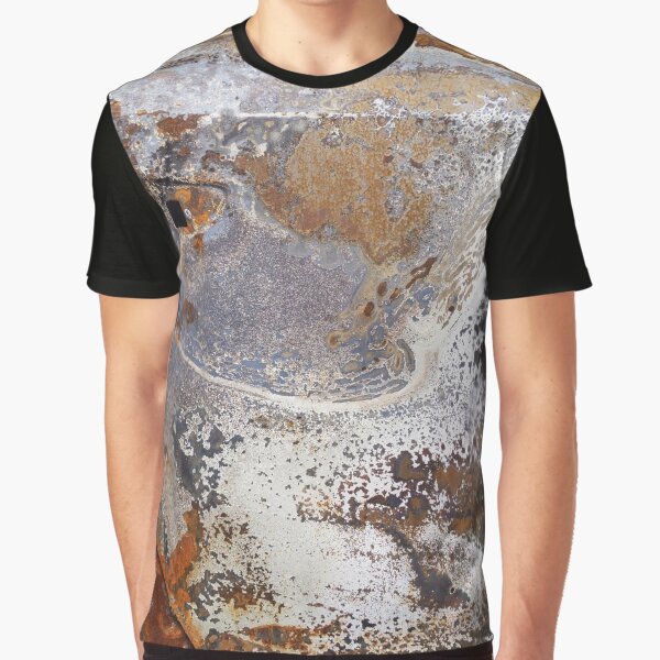 "decay rust metal burnt car marble texture pattern" T-shirt for Sale by ...