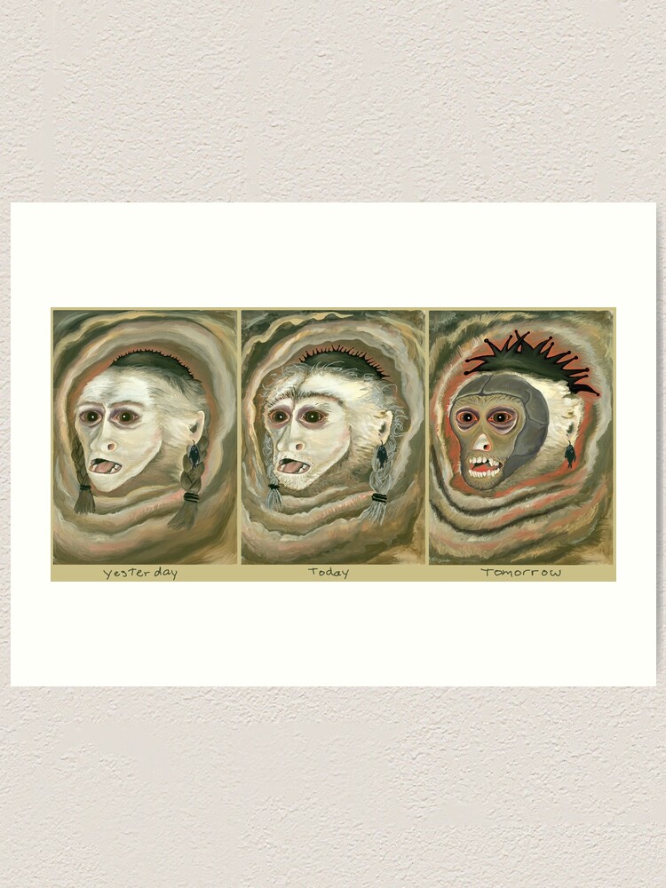 "Devolution" Art Print for Sale by LisetteBaron | Redbubble