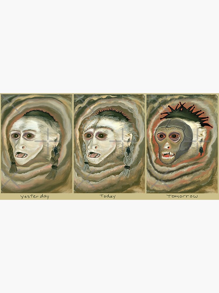 "Devolution" Art Print for Sale by LisetteBaron | Redbubble