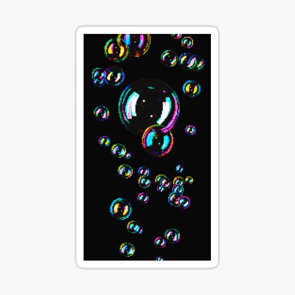 "Bubbles Water Bubbles " Sticker by xenxanses2 | Redbubble