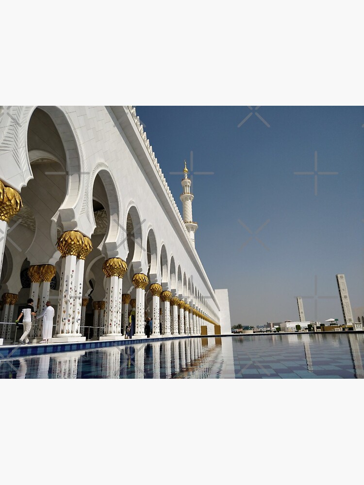 "Sheikh Zayed Grand Mosque, UAE" Sticker for Sale by Sunset-1 | Redbubble
