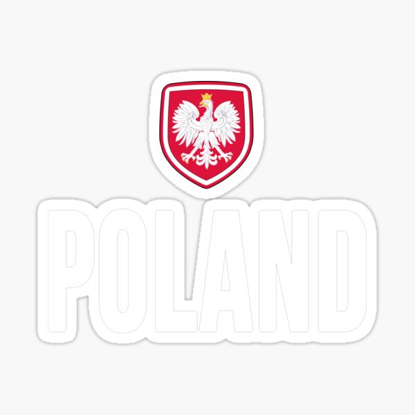 "POLAND" Sticker for Sale by gianluc | Redbubble