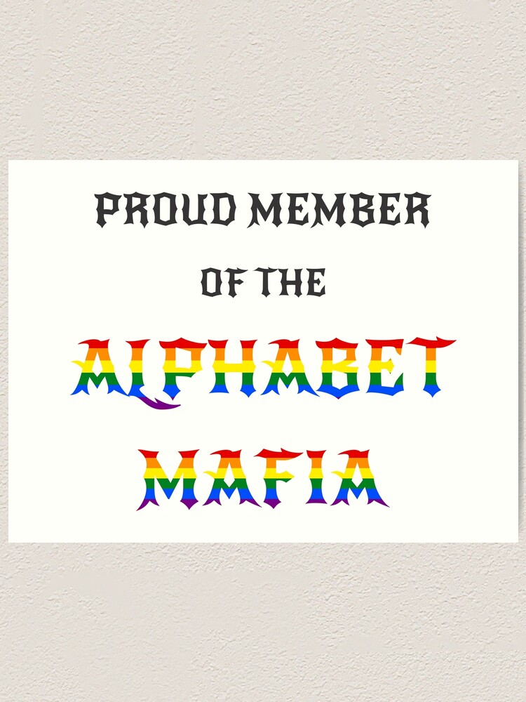 "Alphabet Mafia LGBTQ+ Community Viral Tiktok Meme Quote Black Text ...