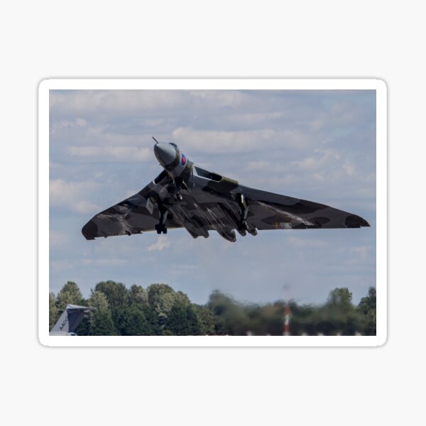 "Vulcan Take off " Sticker for Sale by KevinTappenden | Redbubble