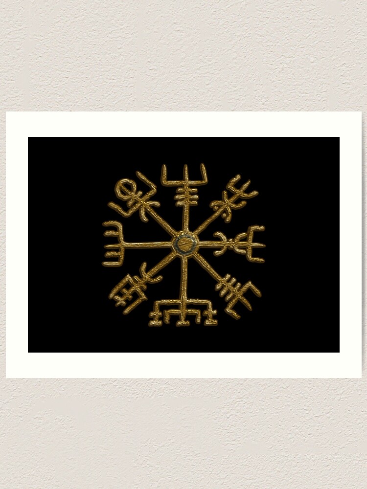 "Vegvisir - Icelandic Magical Stave - Protection & Navigation " Art ...