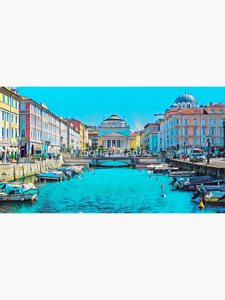 "Trieste" Poster for Sale by Sofia-Draws | Redbubble