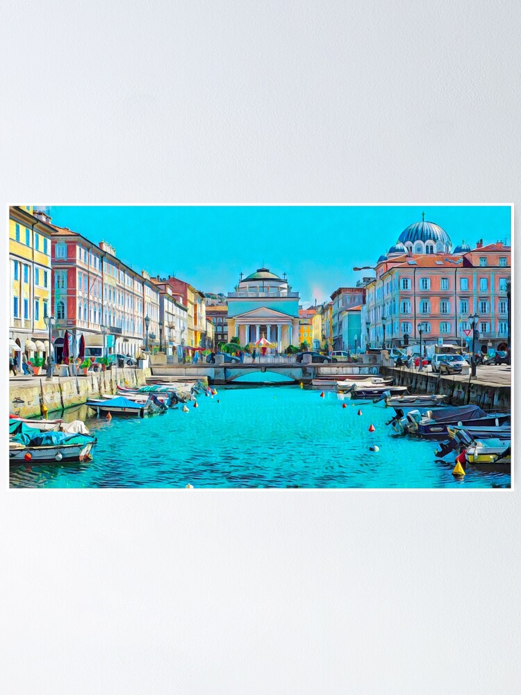"Trieste" Poster for Sale by Sofia-Draws | Redbubble