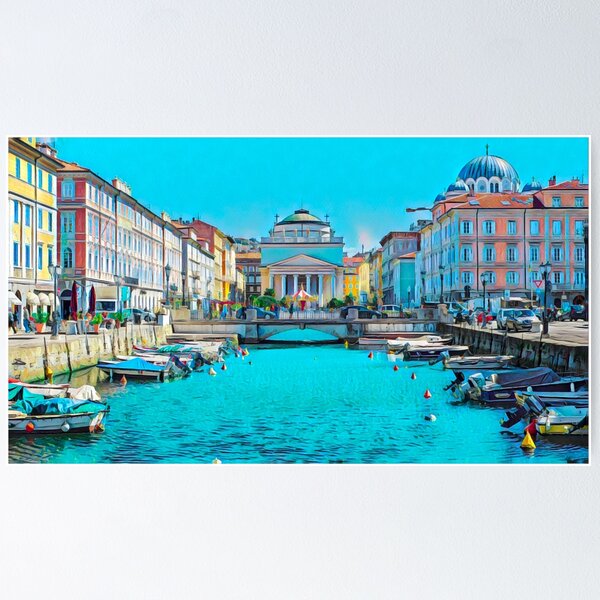 "Trieste" Poster for Sale by Sofia-Draws | Redbubble