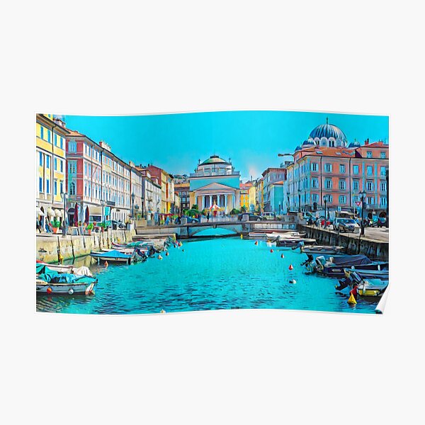 "Trieste" Poster for Sale by Sofia-Draws | Redbubble