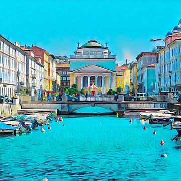 "Trieste" Poster for Sale by Sofia-Draws | Redbubble