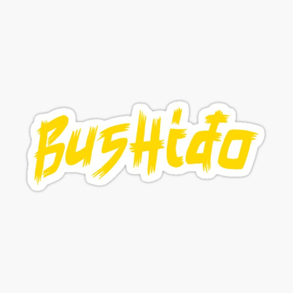 "Japanese Samurai Bushido Code" Sticker by blindninja | Redbubble