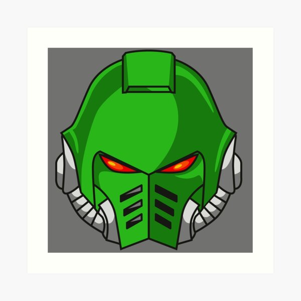 "Primaris Space Marine Helmet" Art Print for Sale by Pano1980 | Redbubble