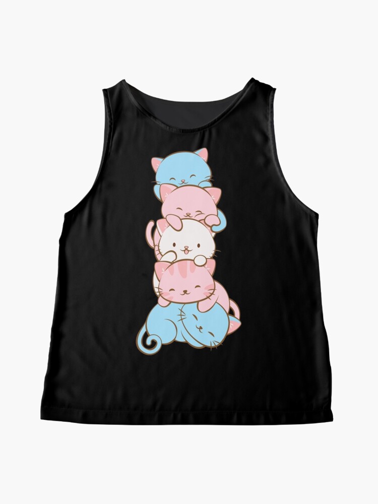 Transgender Pride Flag Cute Kawaii Cats Subtle Lgbtq Trans Pride