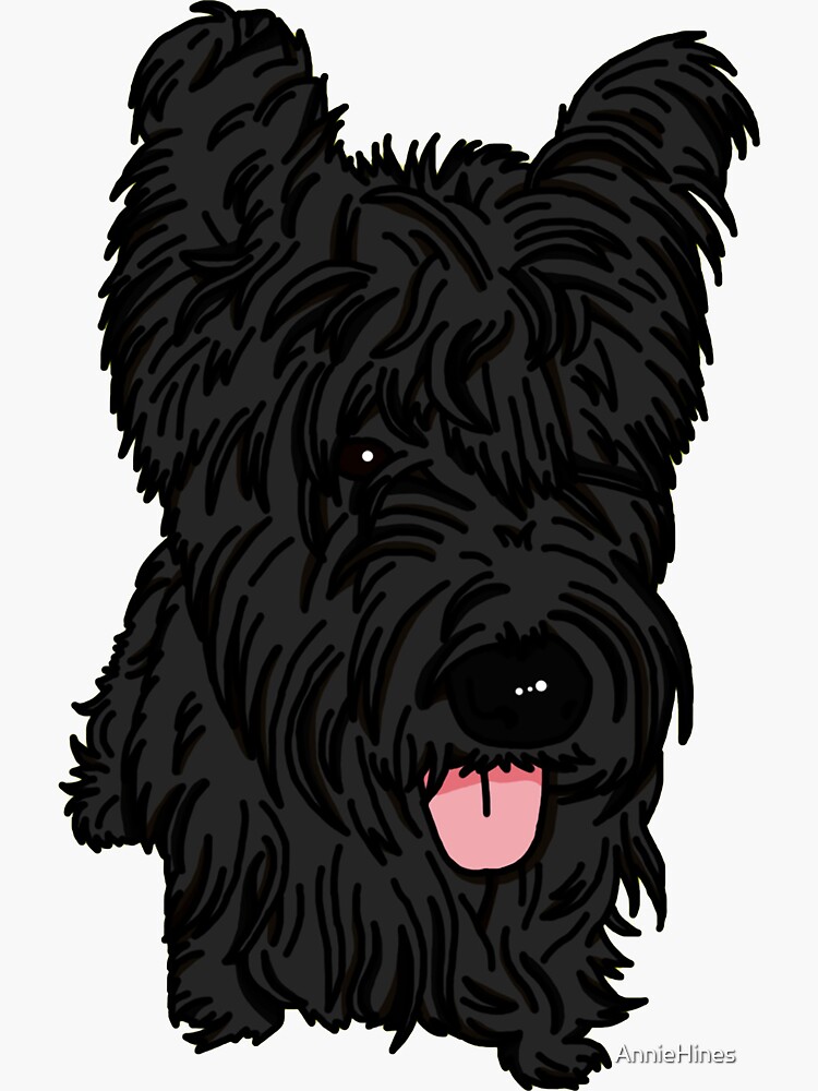 "Happy Scottie " Sticker by AnnieHines | Redbubble
