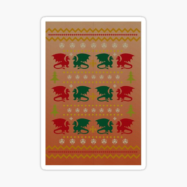 "Christmas Sweater Dragons - Board Games TRPG Design - Board Game Art ...