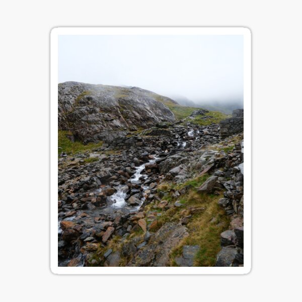 "Snowdon Miners track" Sticker for Sale by danbradbury | Redbubble