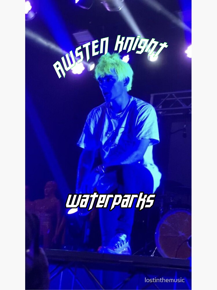 "awsten knight poster " Sticker for Sale by lostinthemusic | Redbubble