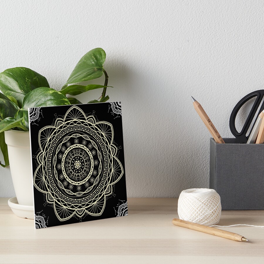 "Science Mandala Pattern" Art Board Print by sketchanddoodle | Redbubble