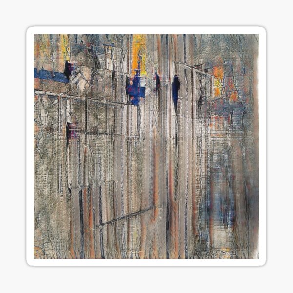 "Repurpose - Abstract Art" Sticker by DiscoGypsyFish | Redbubble