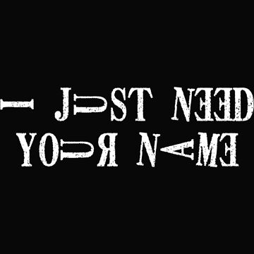 "I just need your name - anime " Lightweight Hoodie for Sale by ...