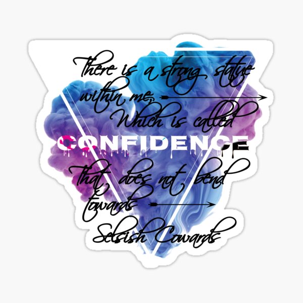 "Statue of Confidence" Sticker for Sale by Gajitha | Redbubble
