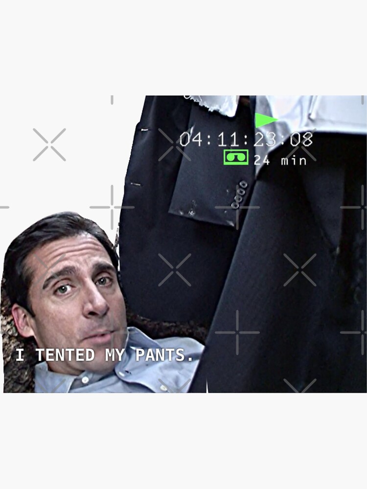 "Well, if you take a look at this I tented my pants. | Michael Scott ...