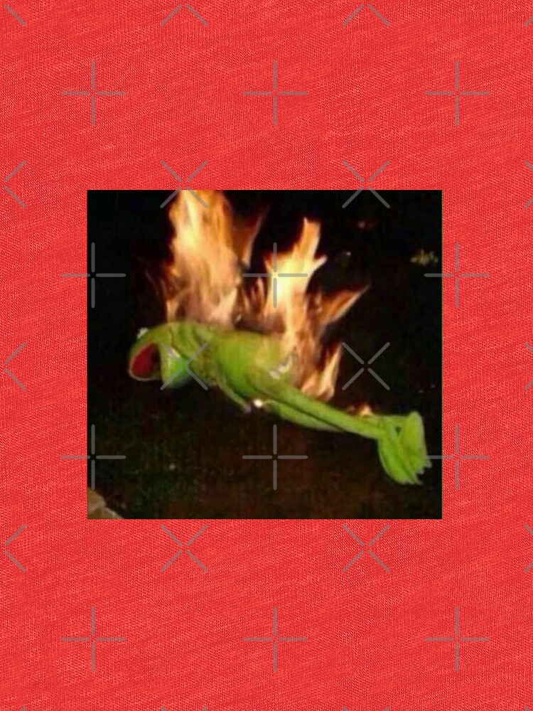 "Kermit on Fire" T-shirt by baileyxo | Redbubble