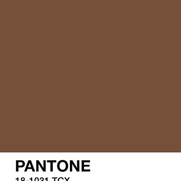 "PANTONE Toffee, Brown" Art Print for Sale by Mushroom-Gorge | Redbubble