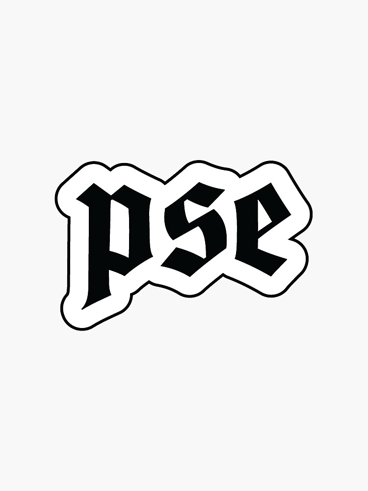 "PSE - Gothic" Sticker for Sale by reanthonydesign | Redbubble