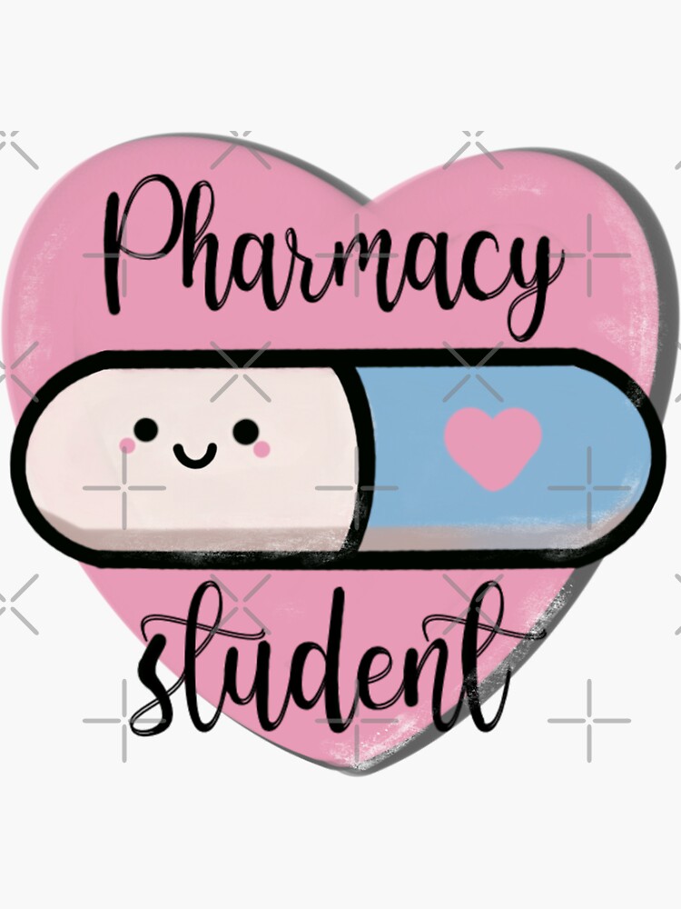 "Cute Pharmacy Student " Sticker by JooArtPrints | Redbubble