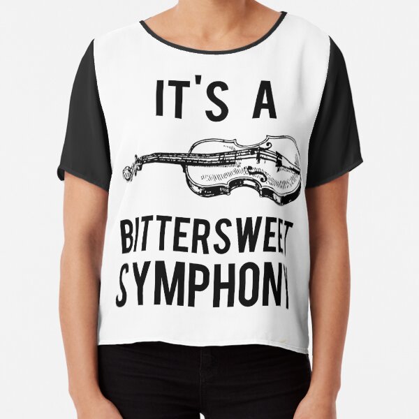 "Bittersweet Symphony" T-shirt for Sale by lyricsinbebas | Redbubble ...