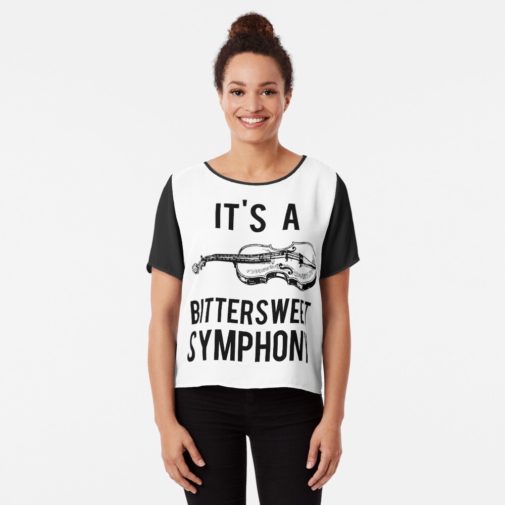 "Bittersweet Symphony" T-shirt for Sale by lyricsinbebas | Redbubble ...