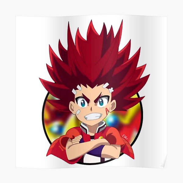 "Aiga Akaba - Beyblade Burst" Poster by AyushTuber | Redbubble