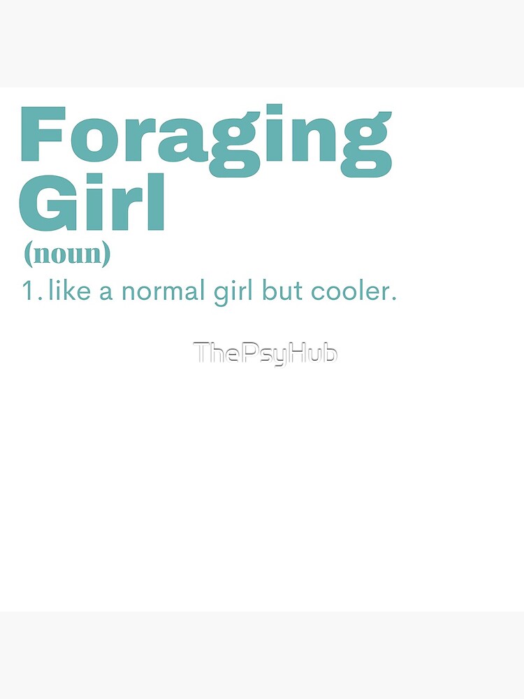 Foraging Girl - Foraging Premium Matte Vertical Poster sold by Baber ...