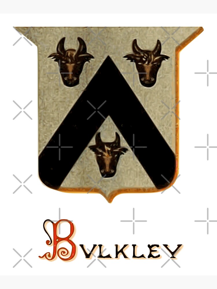 Póster «Escudo de armas de la familia Bulkley» de Heraldica | Redbubble