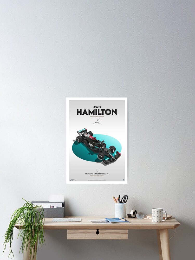 "Lewis Hamilton F1 2021 Mercedes Car Design" Poster for Sale by d25bev ...