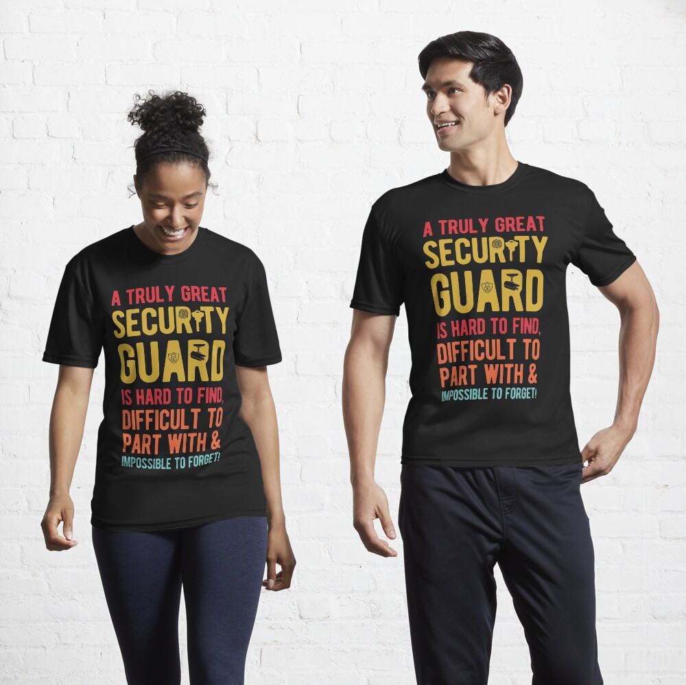 "Funny Security Guard" Sticker for Sale by artworkbyrihen | Redbubble