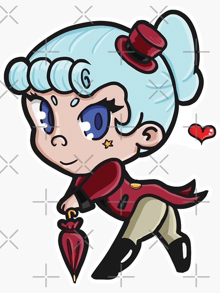 "Chibi Ringmaster" Sticker by RadMissFliss | Redbubble