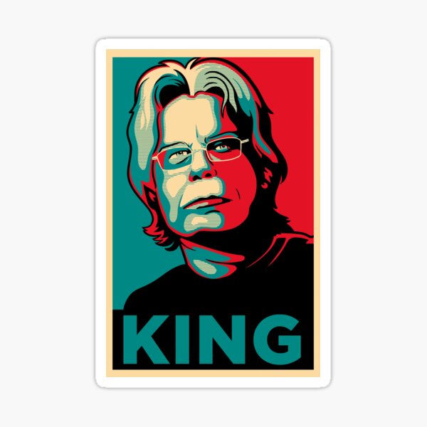 "KING" Sticker by jasesa | Redbubble