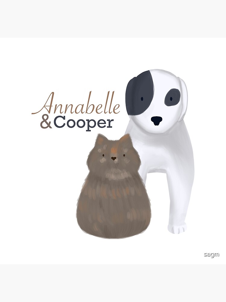 "Annabelle & Cooper" Poster for Sale by sagm | Redbubble