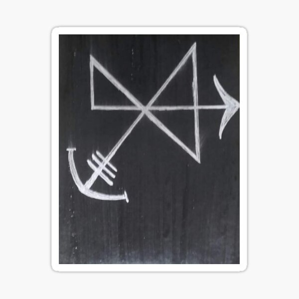 "Abbadon sigil" Sticker by Kalki8Samael | Redbubble