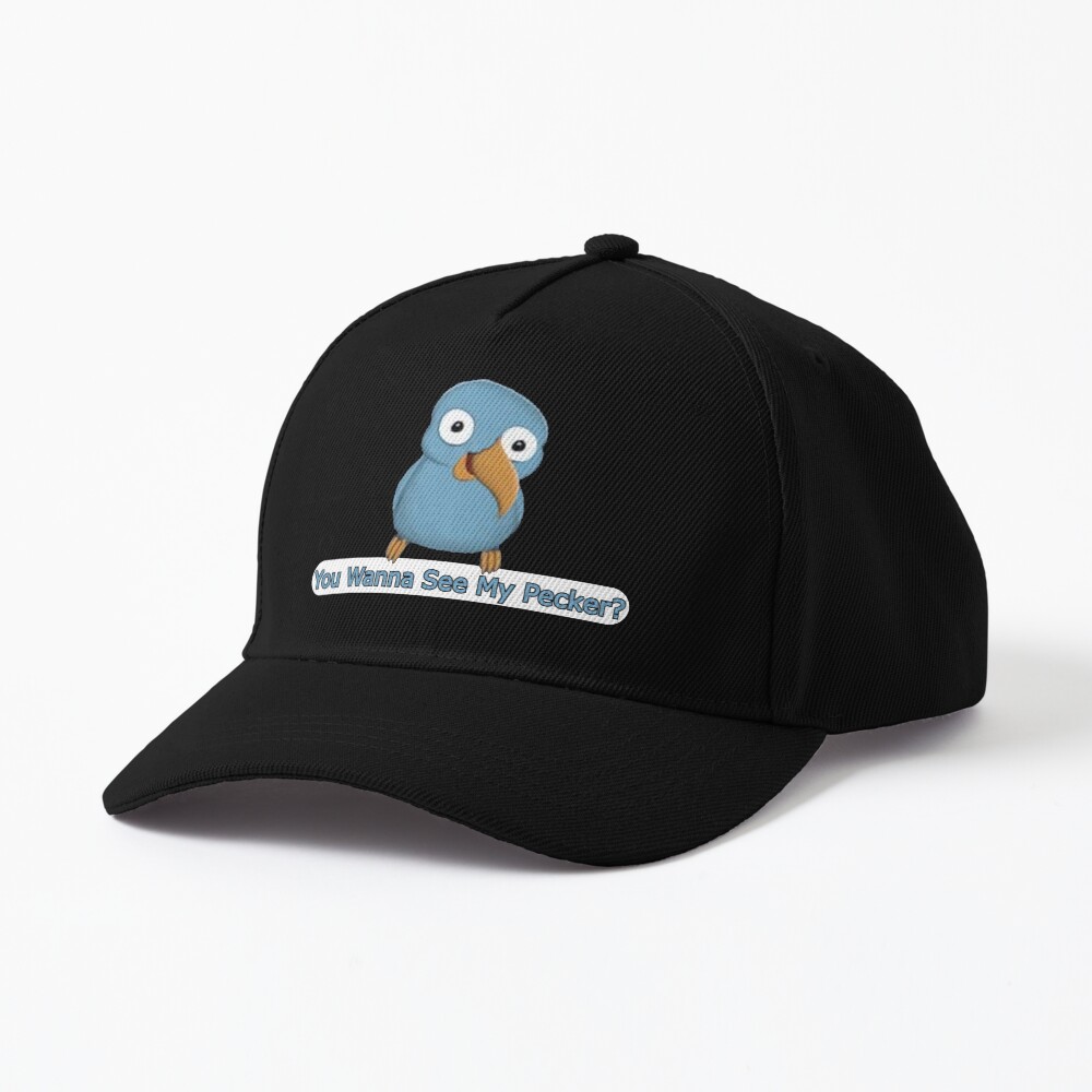 "You Wanna See My Pecker? bird" Sticker for Sale by neuronic | Redbubble