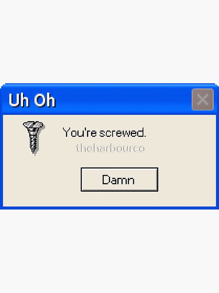 Windows XP (Error Series) Premium Matte Vertical Poster sold by Gabriela Mendoza | SKU 40667565 ...