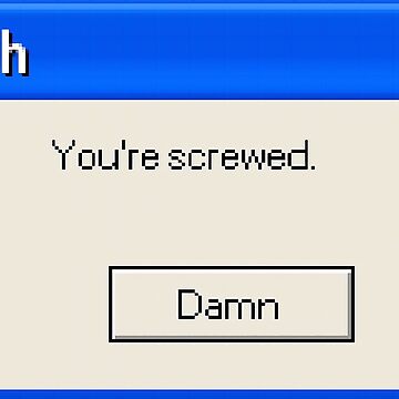 "Windows XP (Error Series)" Poster by theharbourco | Redbubble