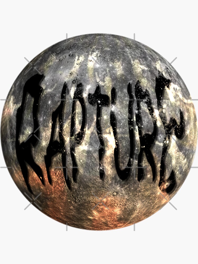 "rapture" Sticker by ATOMTOMMSSHOP | Redbubble