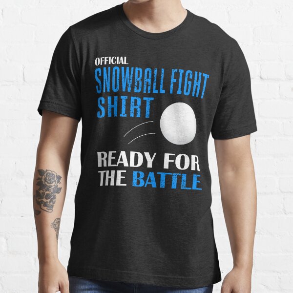 "Official snowball fight shirt" T-shirt for Sale by MFG-Shirts ...