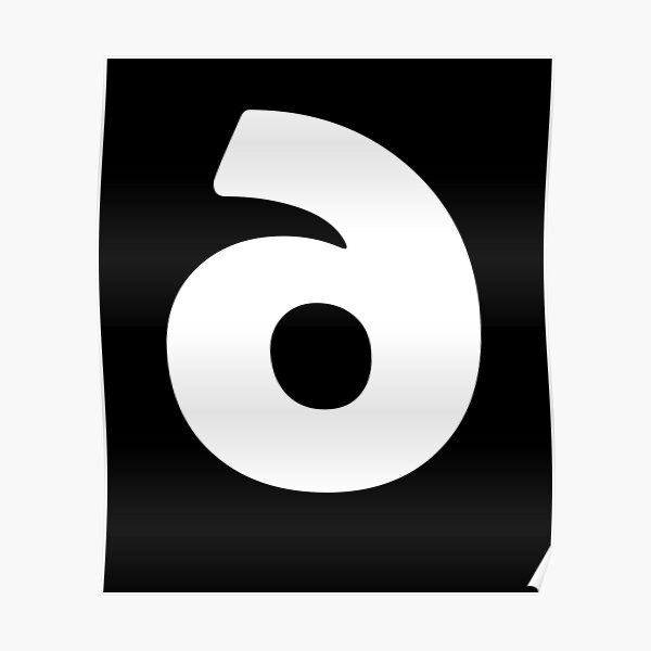 "Backwards Number 6" Poster for Sale by Well-Merch | Redbubble