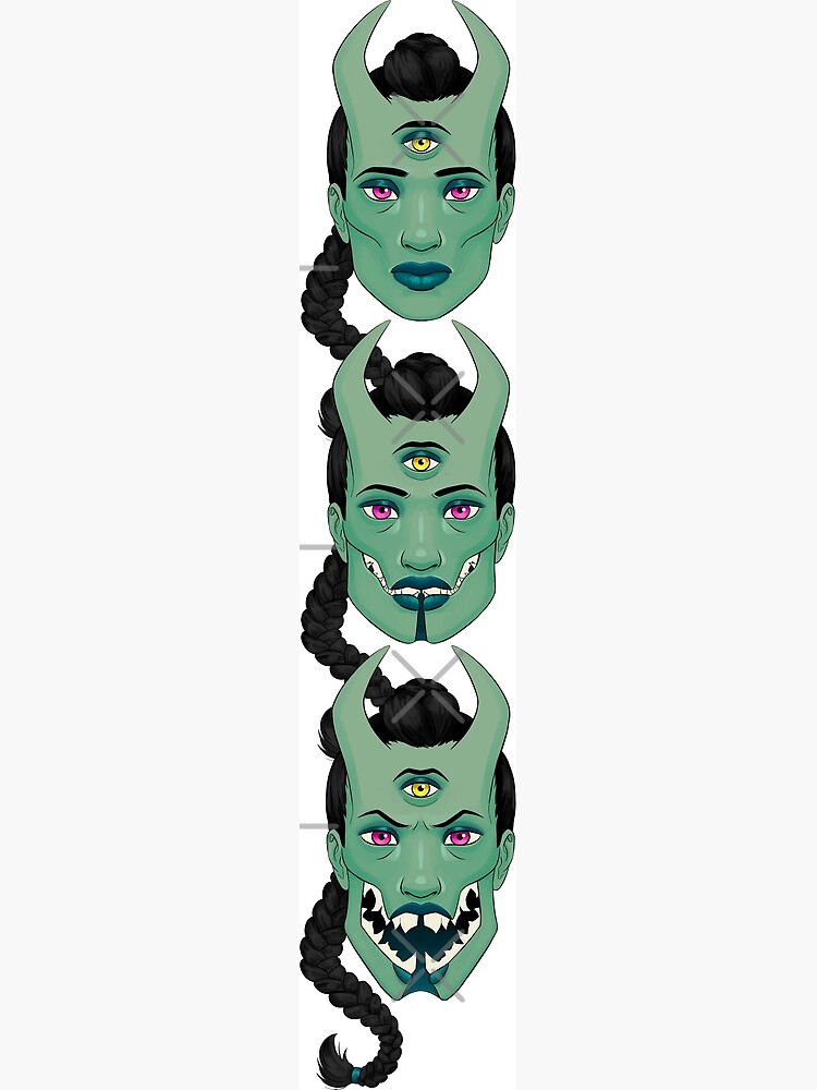 "Snarling Monster Girl Sequence" Poster for Sale by lassusconfusa ...
