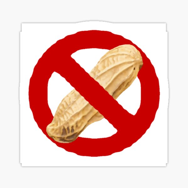 "No Nut" Sticker for Sale by AlexMuMu | Redbubble