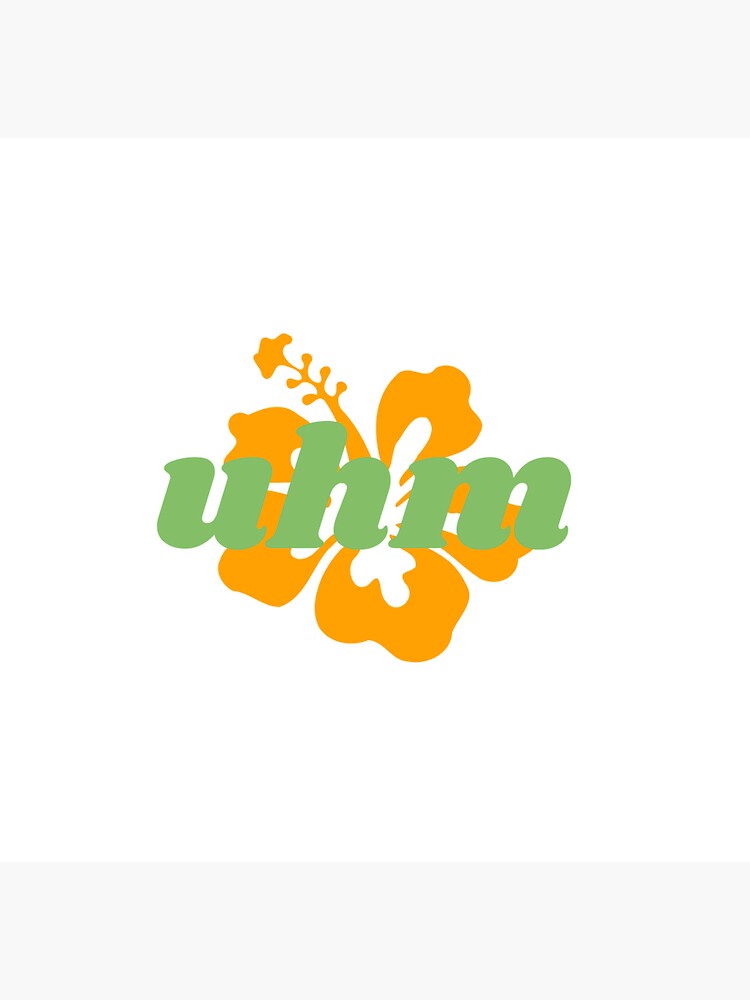 "uhm hibiscus flower aesthetic " Sticker for Sale by Cocodesignsz ...